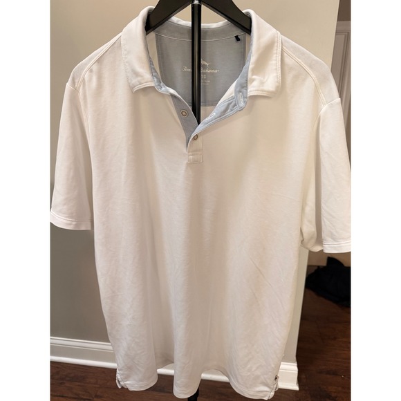 Tommy Bahama | Shirts | Tommy Bahama Mens Xl Emfielder Polo Shirt White ...